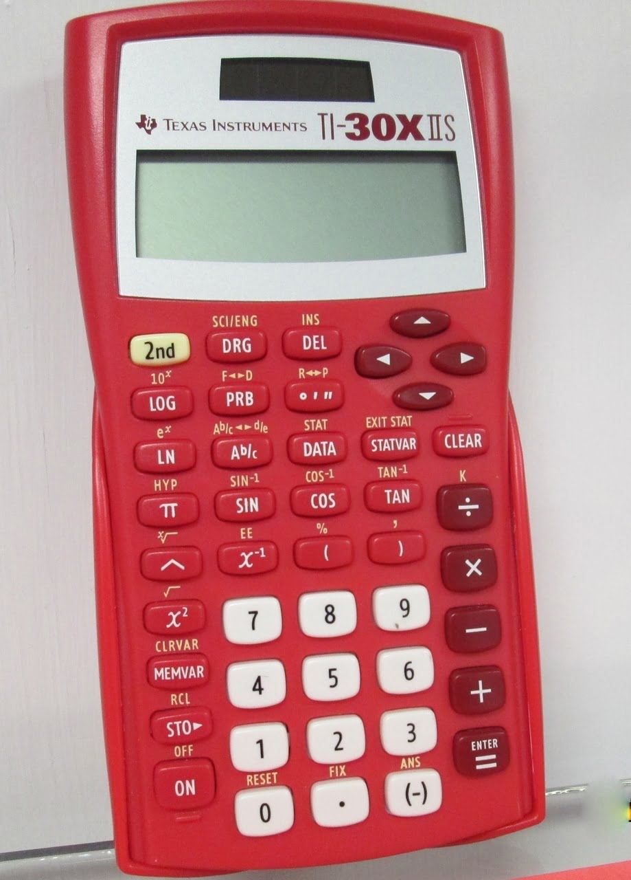 Texas Instruments TI 30X IIS Scientific Calculator Red Calculators Inc
